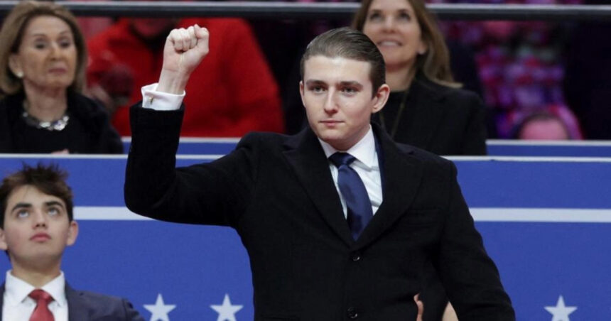 Donald Trump’s son Barron Trump to follow in his footsteps by starting ...