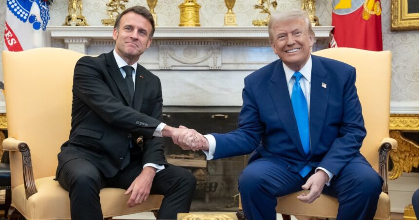 Trump's Hand Mysteriously Bruised After Intense Handshake With Macron ...