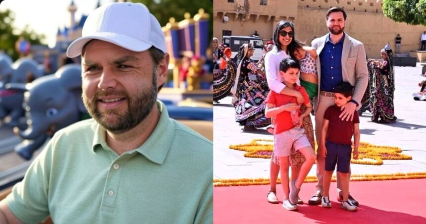 JD Vance’s Disneyland Trip with Family Ruined as Protesters Boo Him ...