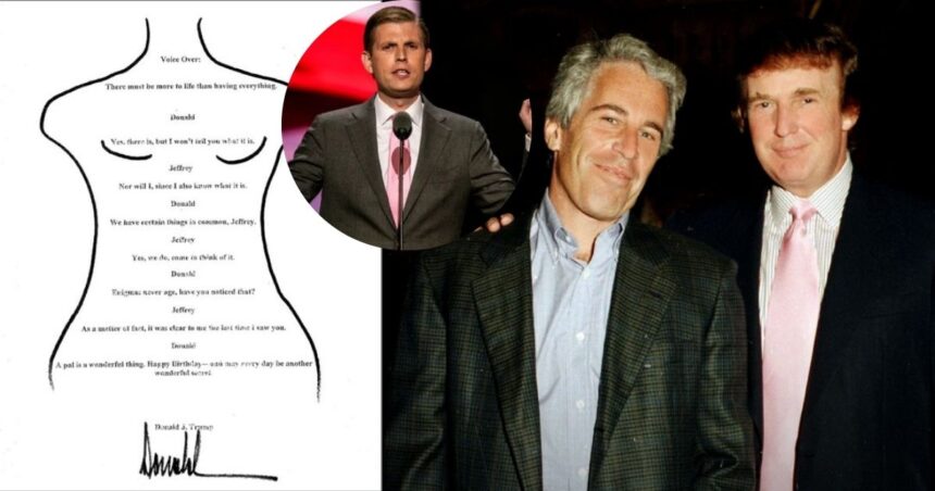 Eric Trump Rushes to Defend Donald Trump in Epstein Drawing Scandal ...