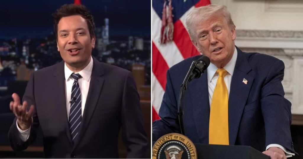 Jimmy Fallon Shows Eerie Similarities Between Donald Trump and a ...
