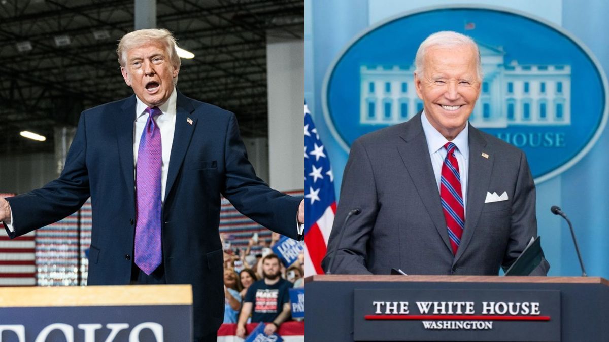 “Couldn’t Even Walk Up the Stairs” – Trump Takes a Swipe at Joe Biden