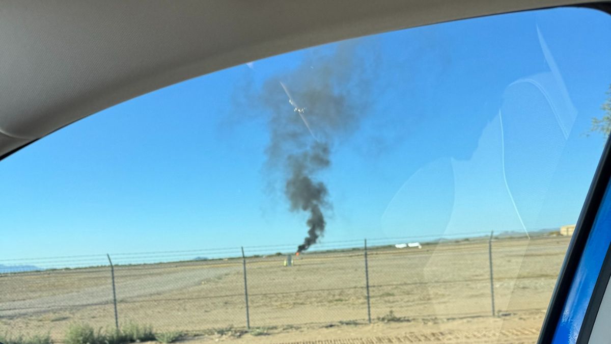 Two Dead as Plane Skids Off Runway and Erupts in Flames in Arizona