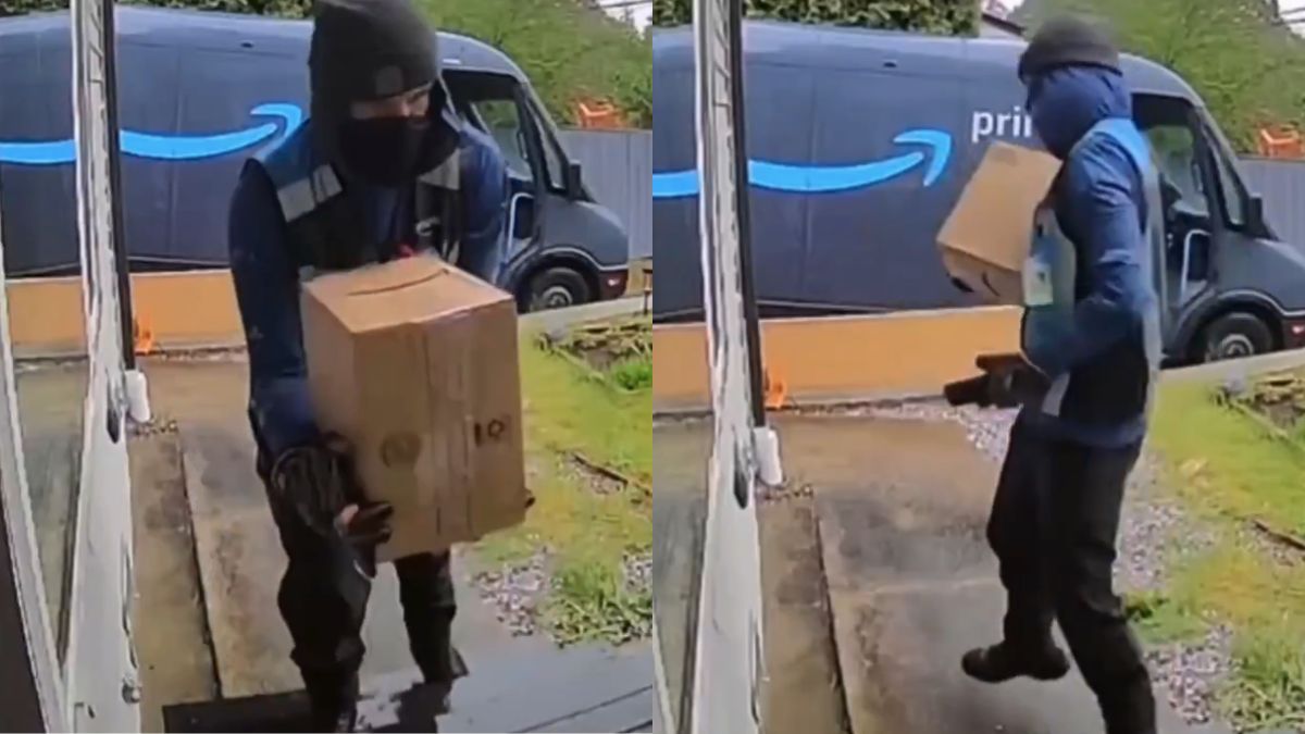 Amazon Driver’s Creepy ‘Sneaky Tactic’ Caught Red-Handed on Camera ...